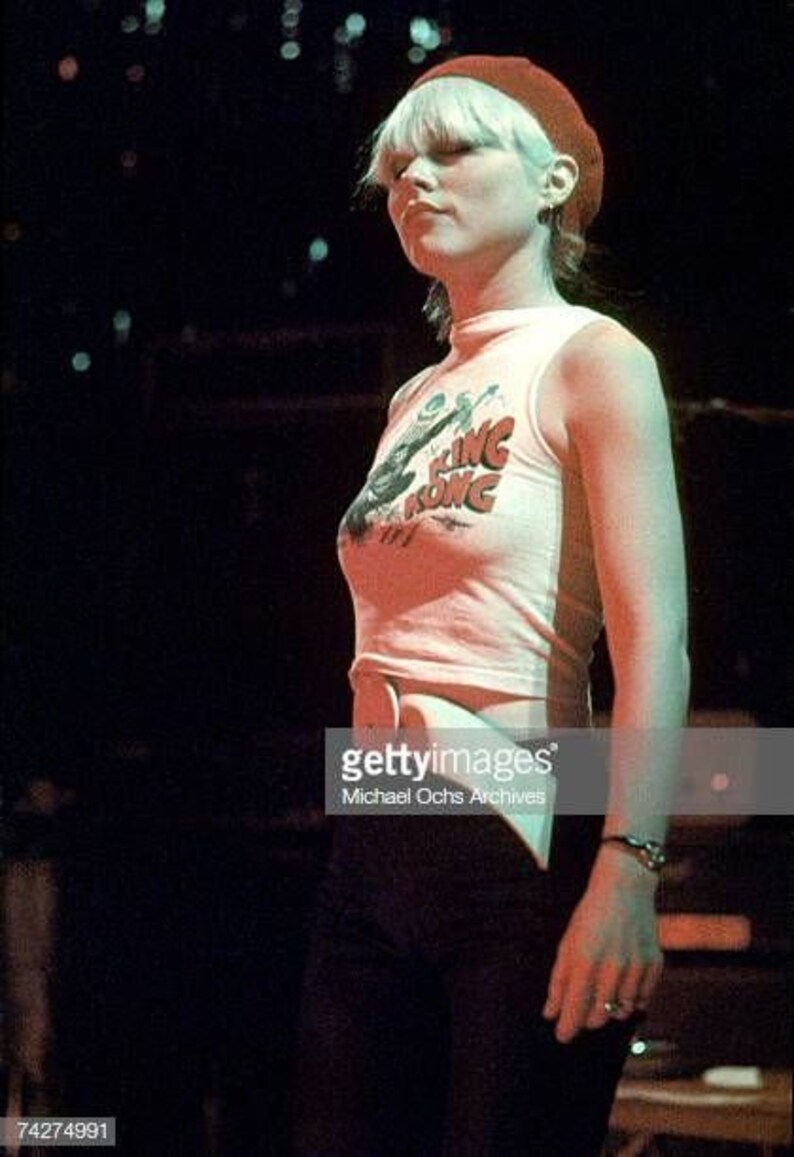 As Worn by Debbie Harry King Kong Ladies Flowy Racer Back Tank Top ...