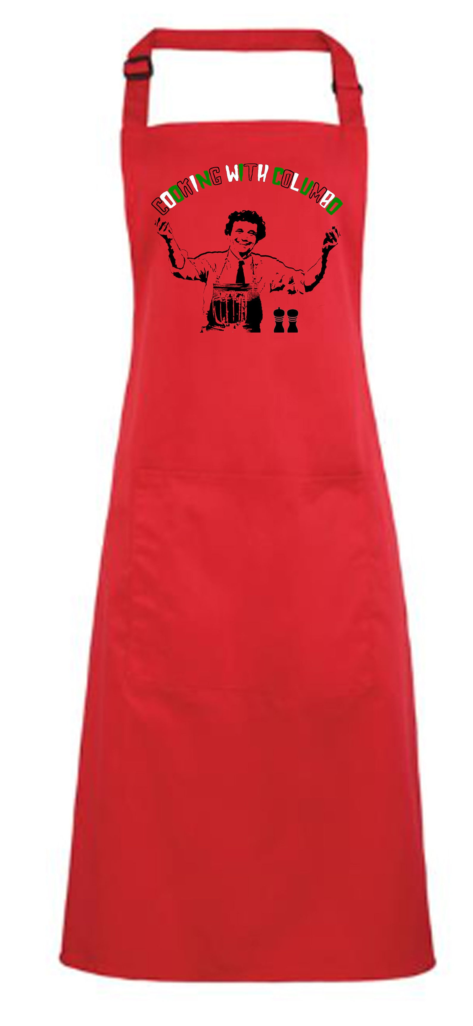 Nostalgia Cooking With Columbo Bib Apron With Pocket - Etsy