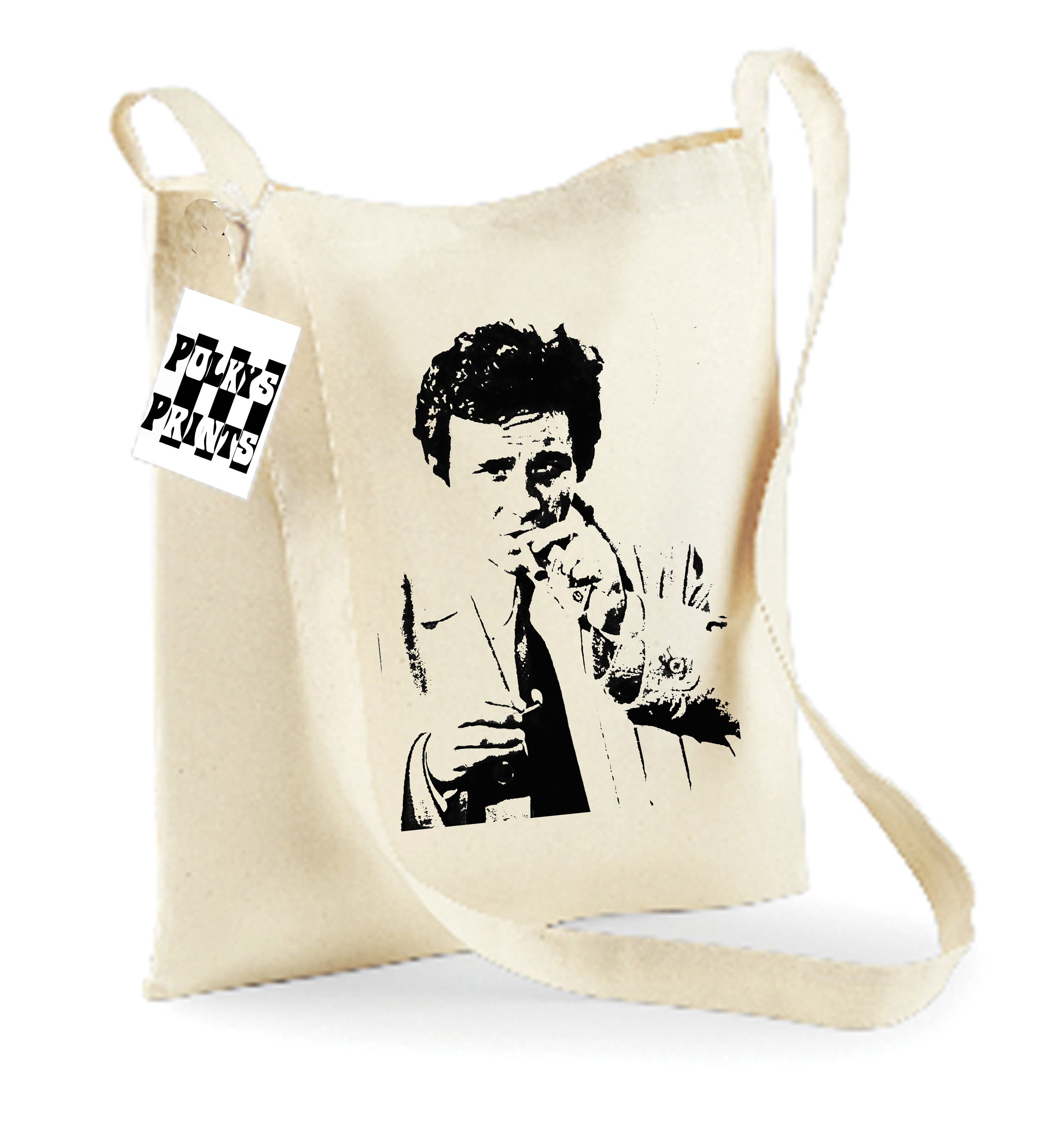 Columbo Villain Comic Style Natural Tote Bag 100% Recycled 10 Designs ...