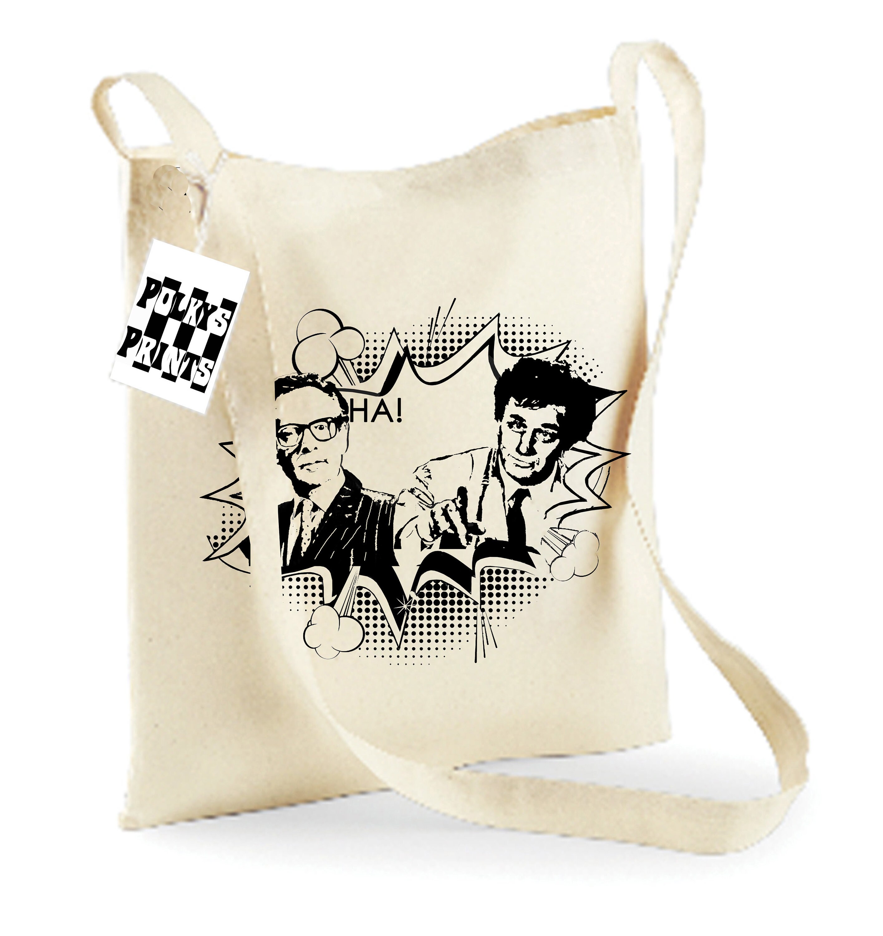 Columbo Villain Comic Style Natural Tote Bag 100% Recycled 10 Designs ...