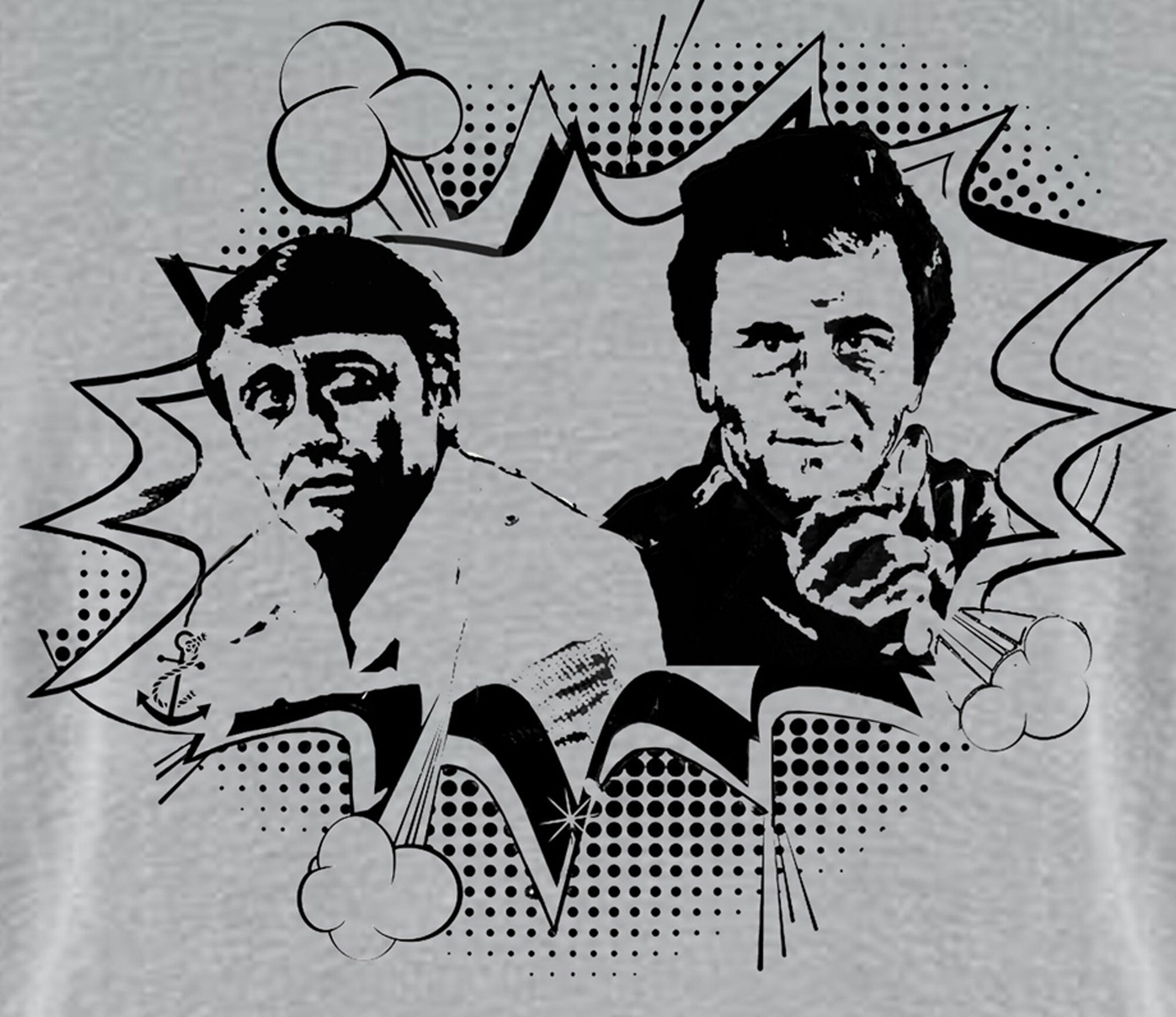 Nostalgia Columbo Comic Villain Ringer Tee Troubled Waters - Etsy