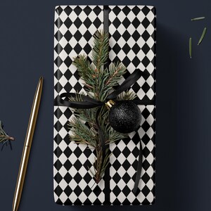 Harlequin Wrapping Paper Wedding Gift Wrap Wedding Wrapping Paper ...