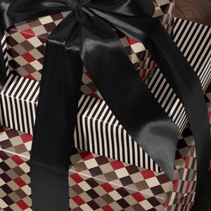 Fall Plaid Wrapping Paper Autumn Gift Wrap Checkered Design Fall Decor ...