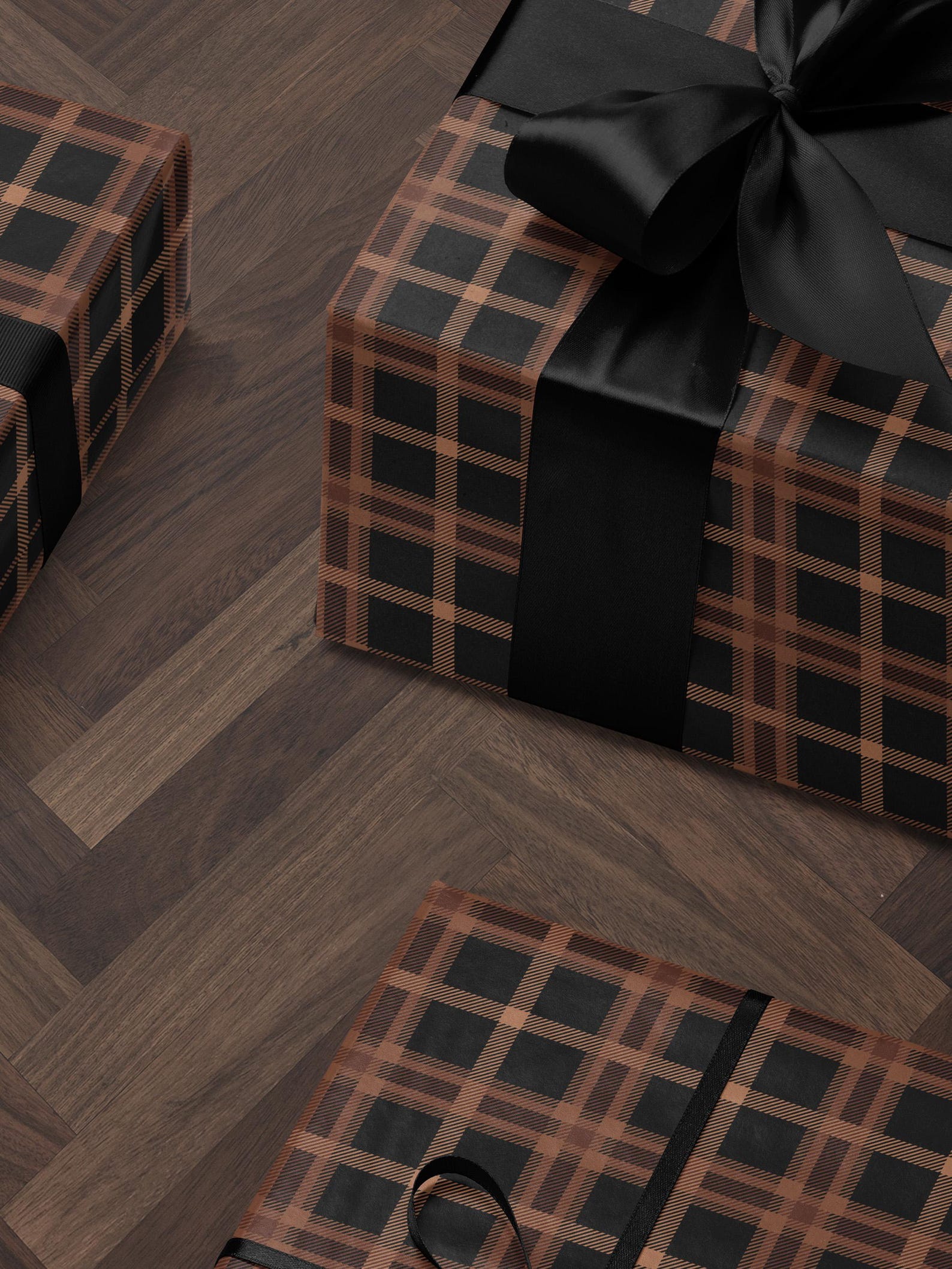 Elegant Plaid Wrapping Paper Holiday Gift Wrap Tartan Gift Wrap Luxury ...