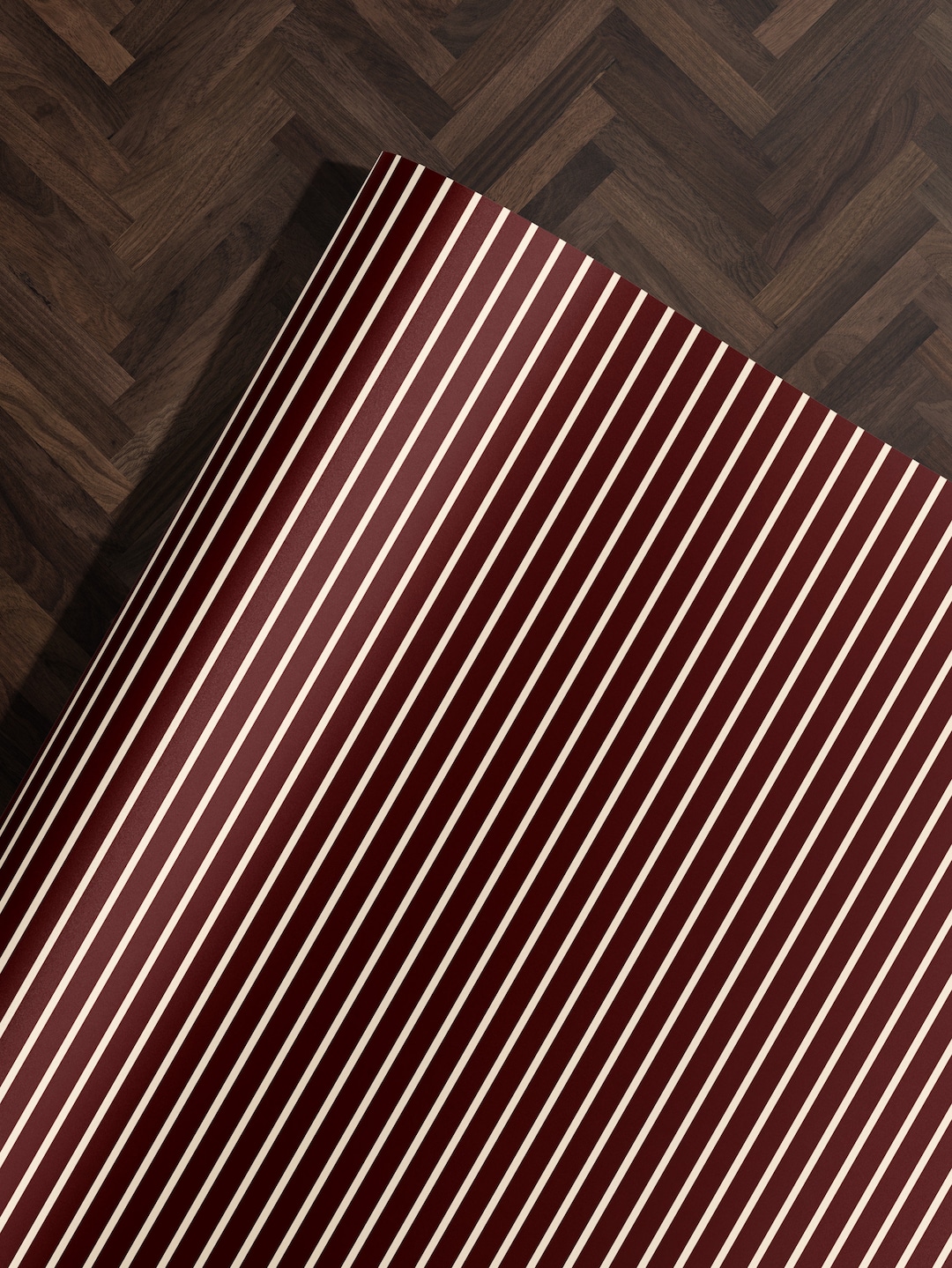 Red Striped Wrapping Paper Holiday Gift Wrap Christmas Gift Wrap ...