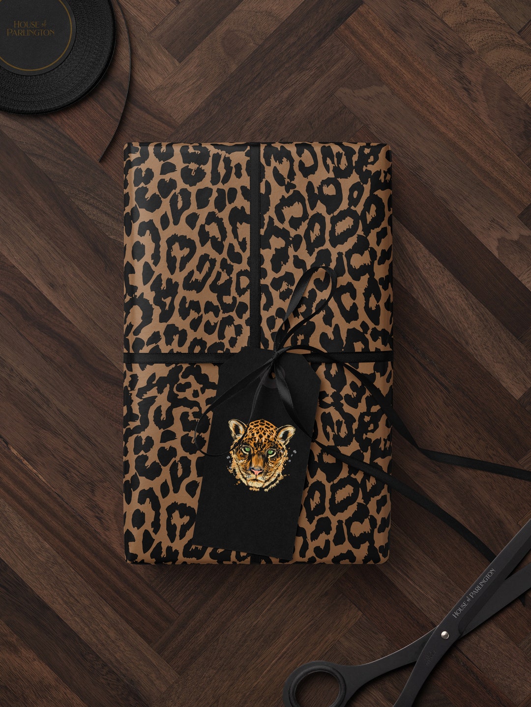 Cheetah Print Wrapping Paper Birthday Gift Wrap Roll Animal Theme ...