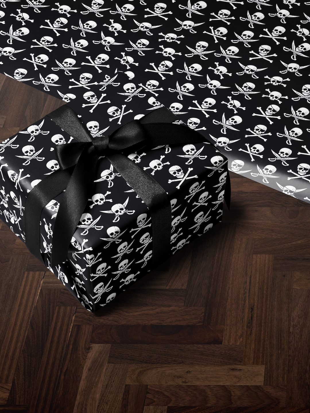 Pirate Wrapping Paper Boy Gift Wrap for Boy Wrapping Paper Birthday ...