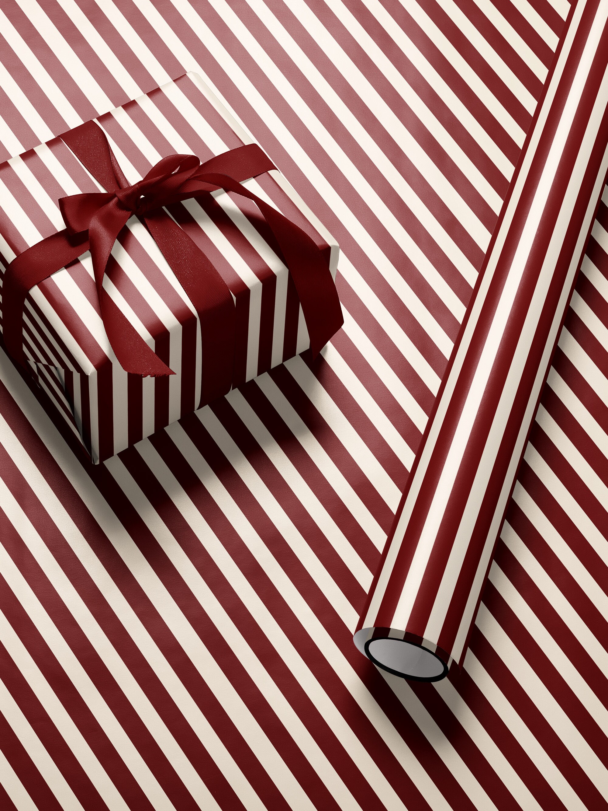 Stripe Wrapping Paper Pattern Red Gift Wrap Paper American Gift Circus ...