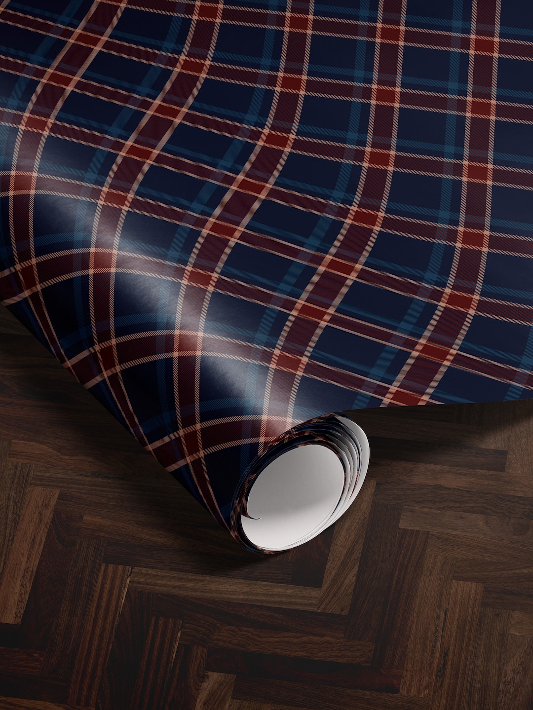 Traditional Plaid Wrapping Paper Holiday Gift Wrap Tartan Gift Wrap ...