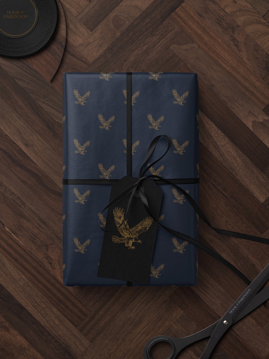 Bald Eagle Wrapping Paper Pattern American Gift Wrap Paper Memorial Day ...