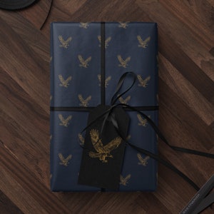 Bald Eagle Wrapping Paper Pattern American Gift Wrap Paper Memorial Day ...