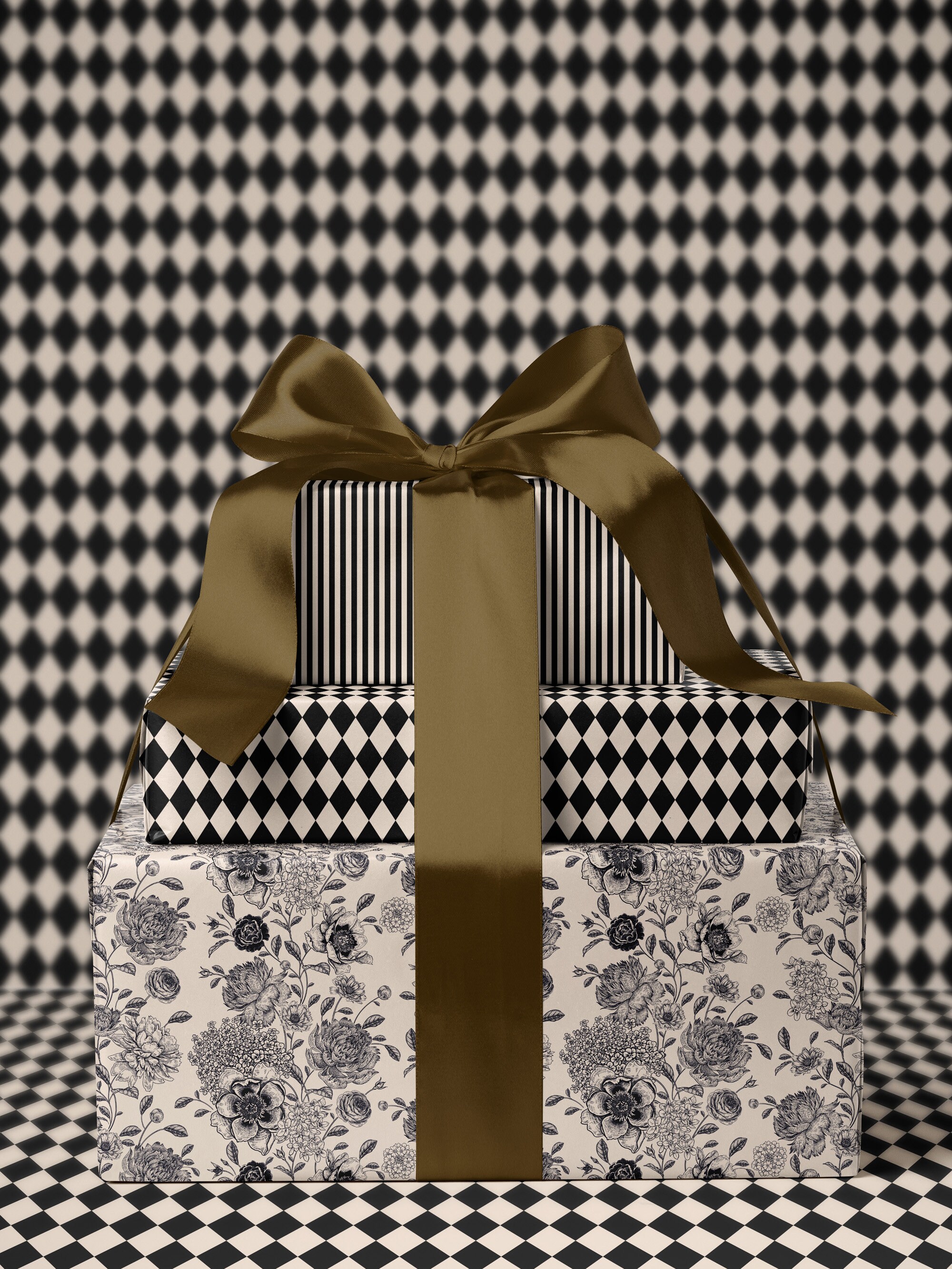 Stripe Wrapping Paper Birthday Gift Wrap Anniversary Wrapping - Etsy