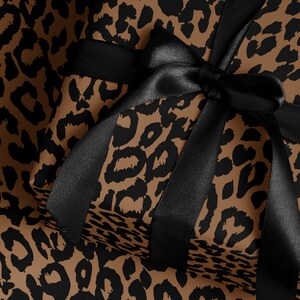 Leopard Print Wrapping Paper Cheetah Gift Wrap Animal Print Wrapping ...