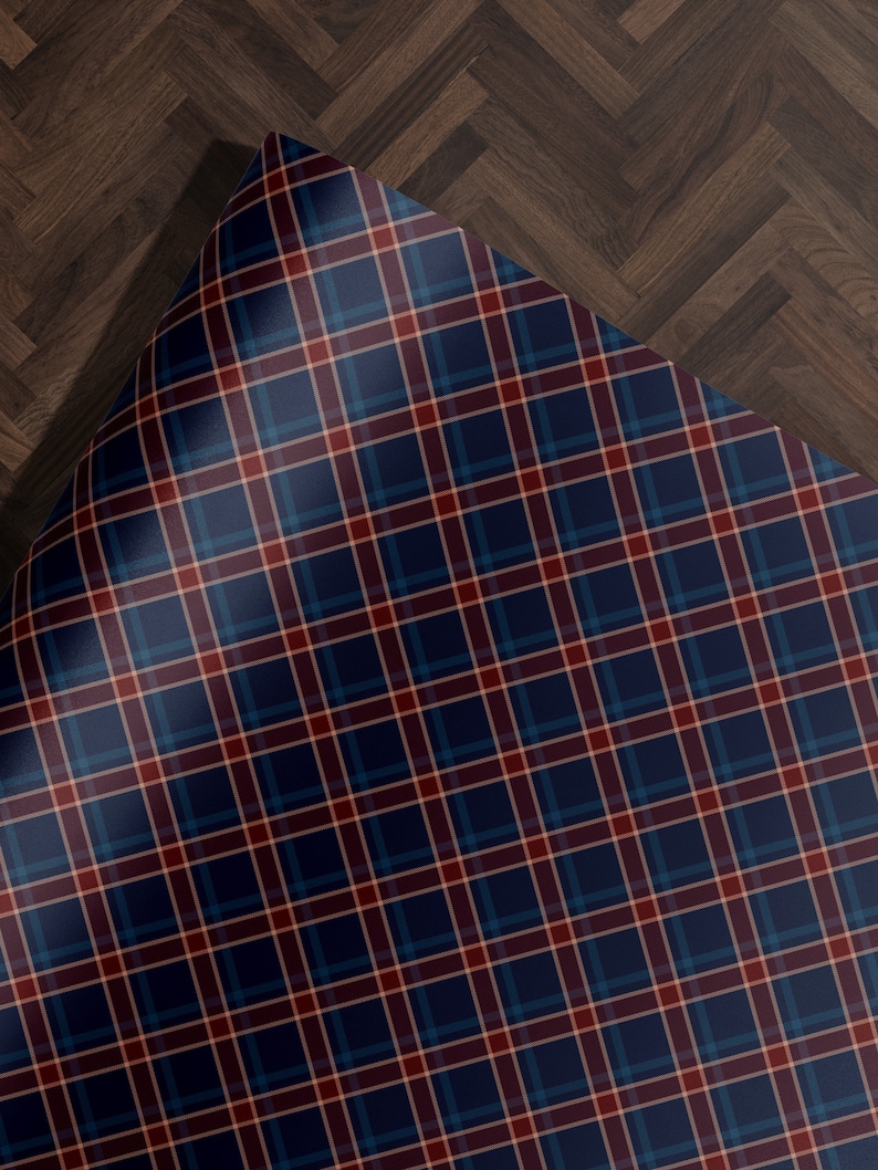 Traditional Plaid Wrapping Paper Holiday Gift Wrap Tartan Gift - Etsy