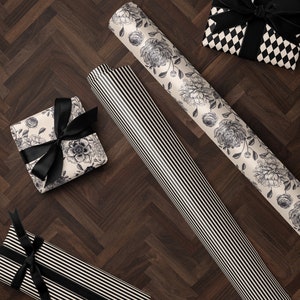 Stripe Wrapping Paper Birthday Gift Wrap Anniversary Wrapping - Etsy