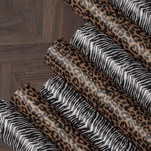 Cheetah Print Wrapping Paper Birthday Gift Wrap Roll Animal Theme ...