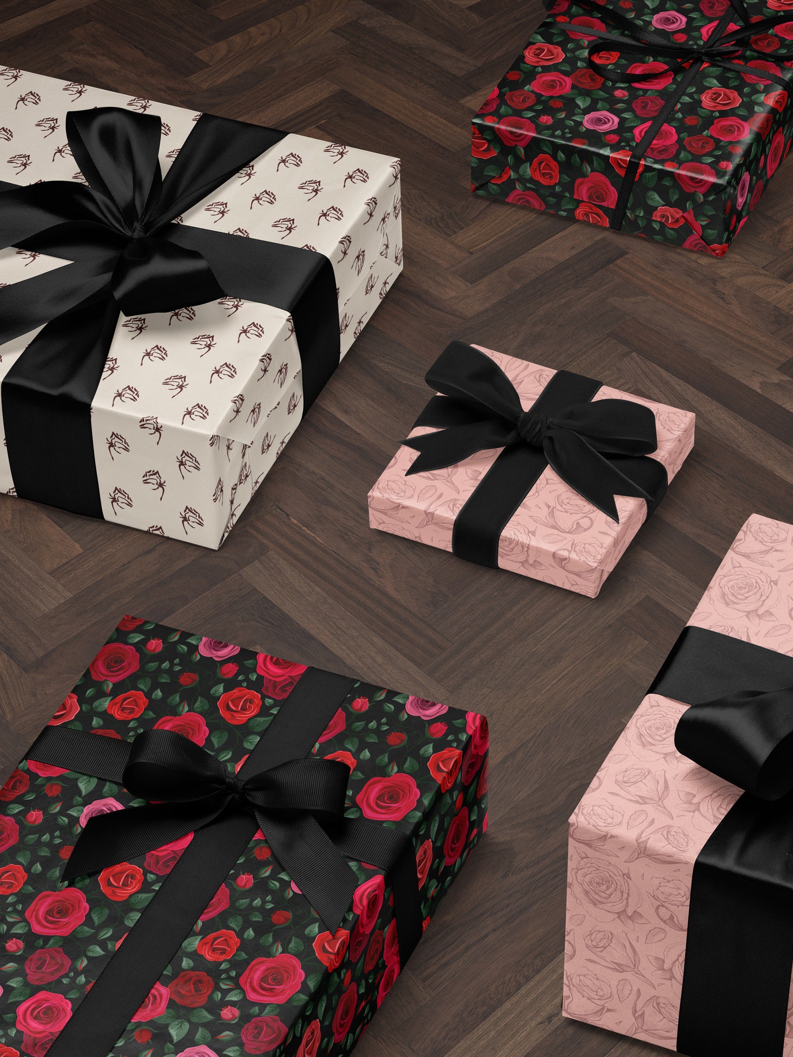 Lovely Design Wrapping Paper Rose Gift Wrap Wedding Gift Wrapping Paper ...