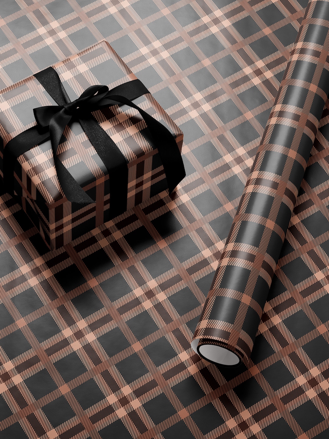 Elegant Plaid Wrapping Paper Holiday Gift Wrap Tartan Gift Wrap Luxury ...