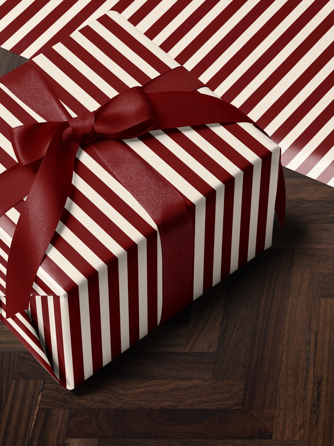 Stripe Wrapping Paper Pattern Red Gift Wrap Paper American Gift Circus ...