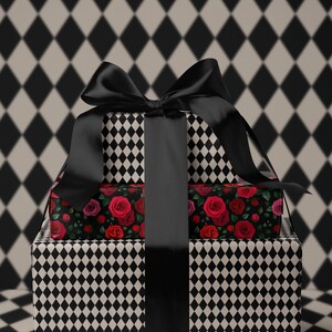 Harlequin Wrapping Paper Wedding Gift Wrap Wedding Wrapping Paper ...