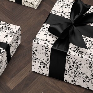Elegant Wrapping Paper Floral Gift Wrap Love Gift Wrap Flower Gift Wrap ...