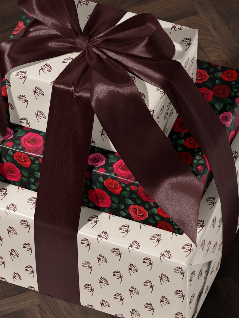Lovely Design Wrapping Paper Rose Gift Wrap Wedding Gift Wrapping Paper ...