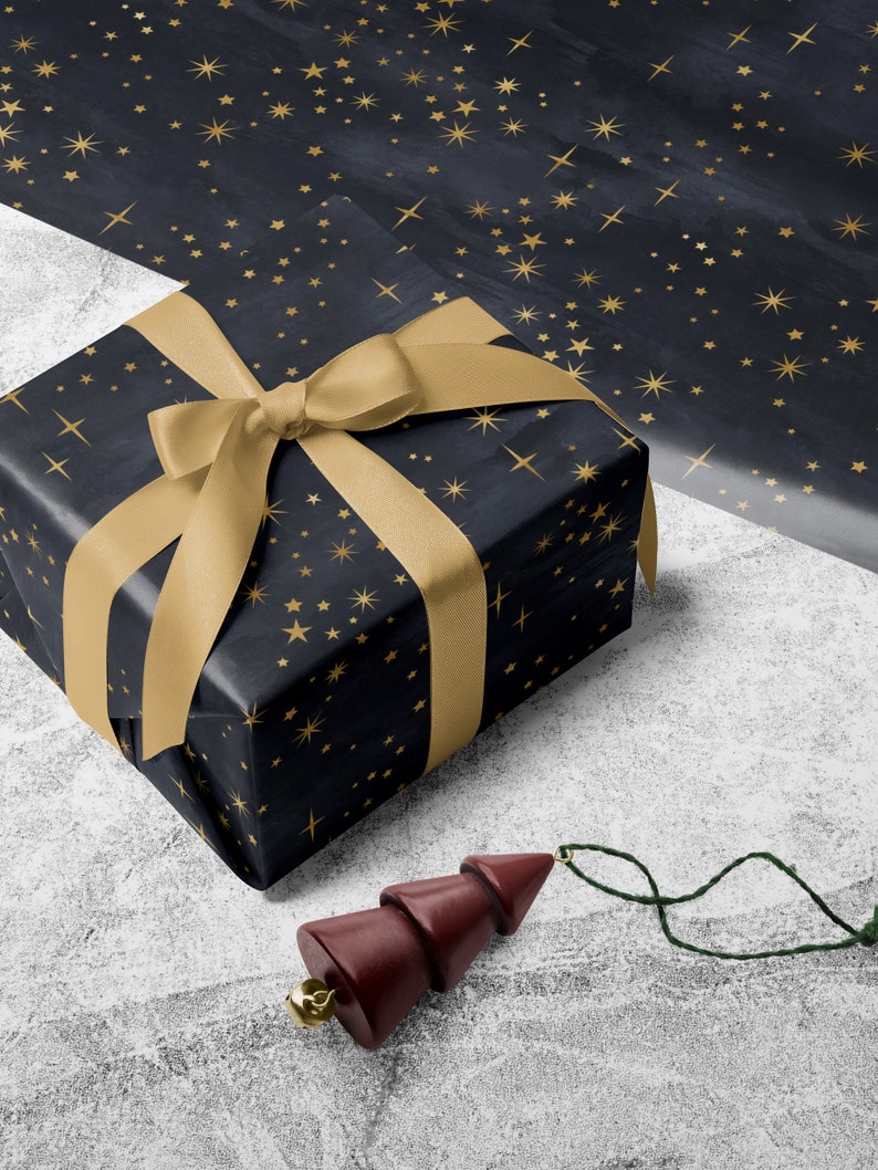 Elegant Christmas Wrapping Paper Holiday Gift Wrap Christmas - Etsy