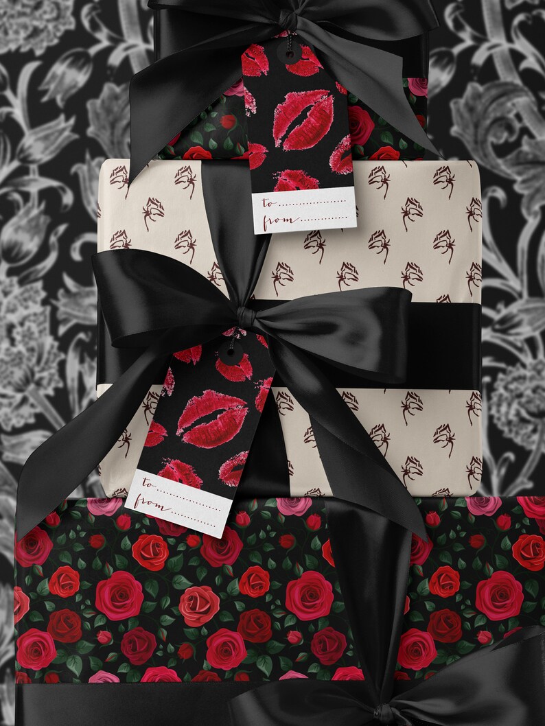 Lovely Design Wrapping Paper Rose Gift Wrap Wedding Gift Wrapping Paper ...