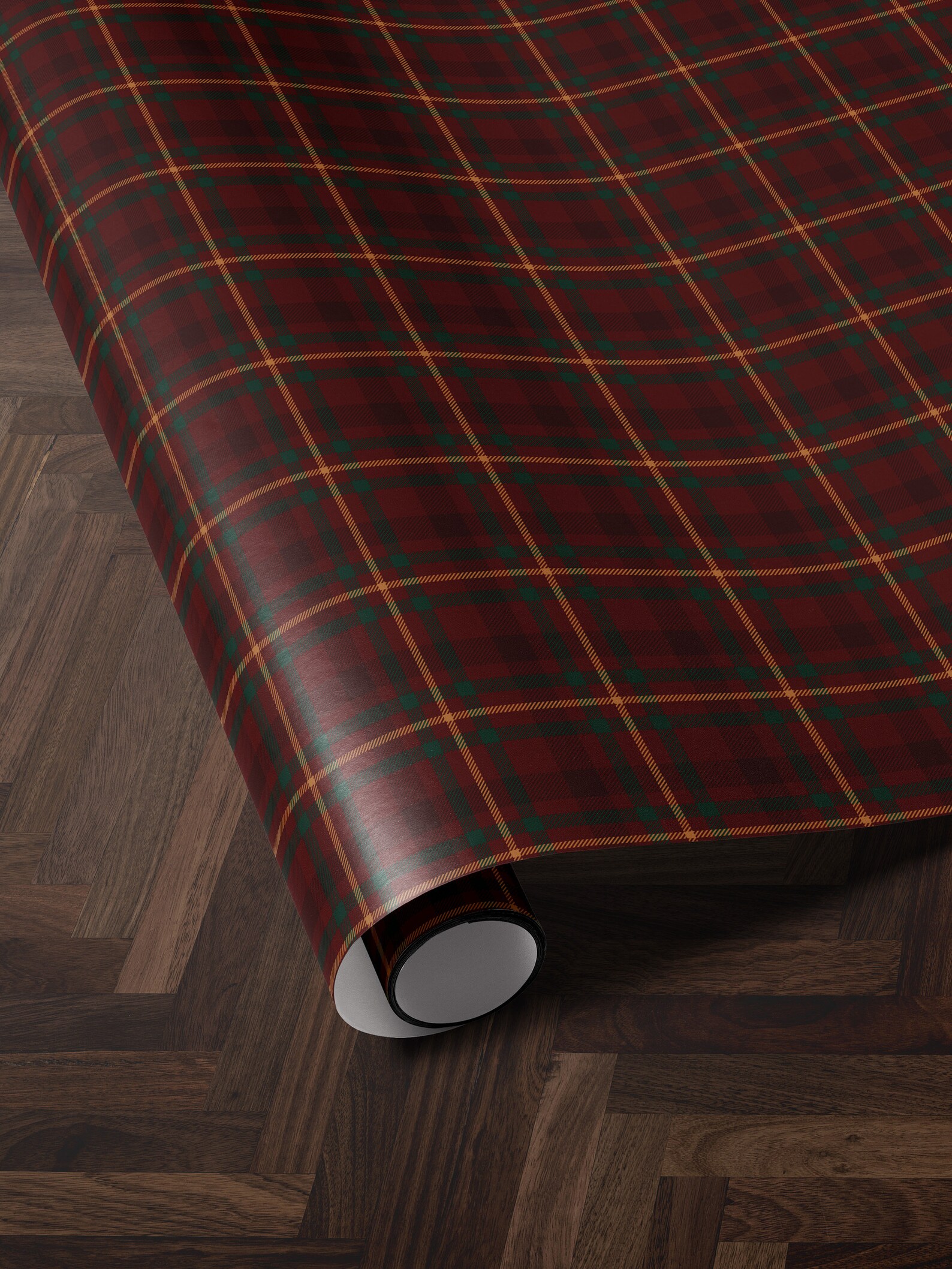 Classic Christmas Plaid Wrapping Paper Holiday Gift Wrap - Etsy