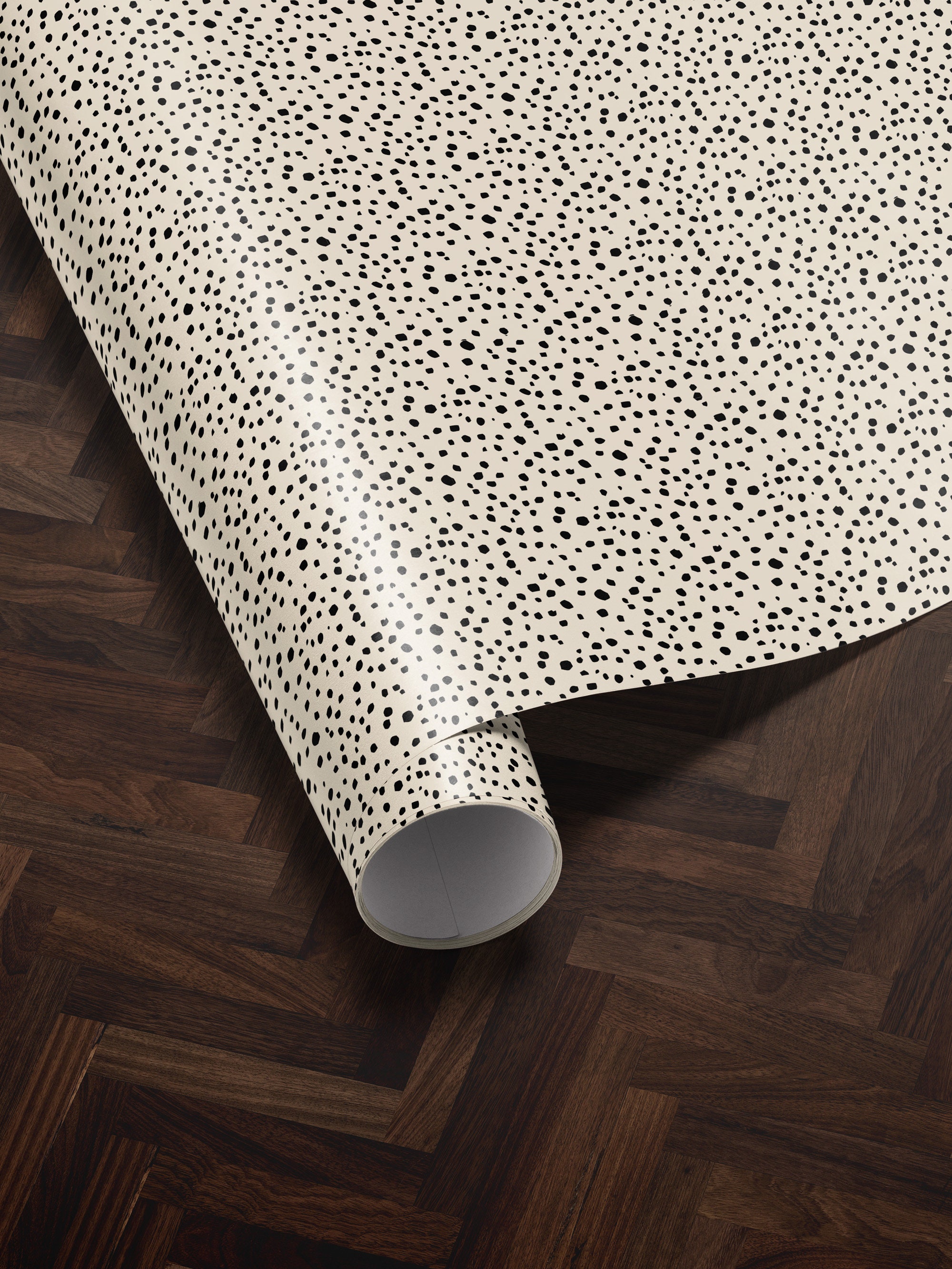 Spot Wrapping Paper Dalmatian Gift Wrap Animal Print Wrapping Paper ...