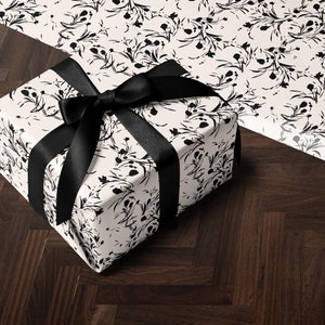 Elegant Wrapping Paper Floral Gift Wrap Love Gift Wrap Flower Gift Wrap ...