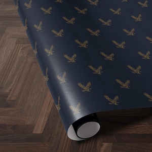 Bald Eagle Wrapping Paper Pattern American Gift Wrap Paper Memorial Day ...