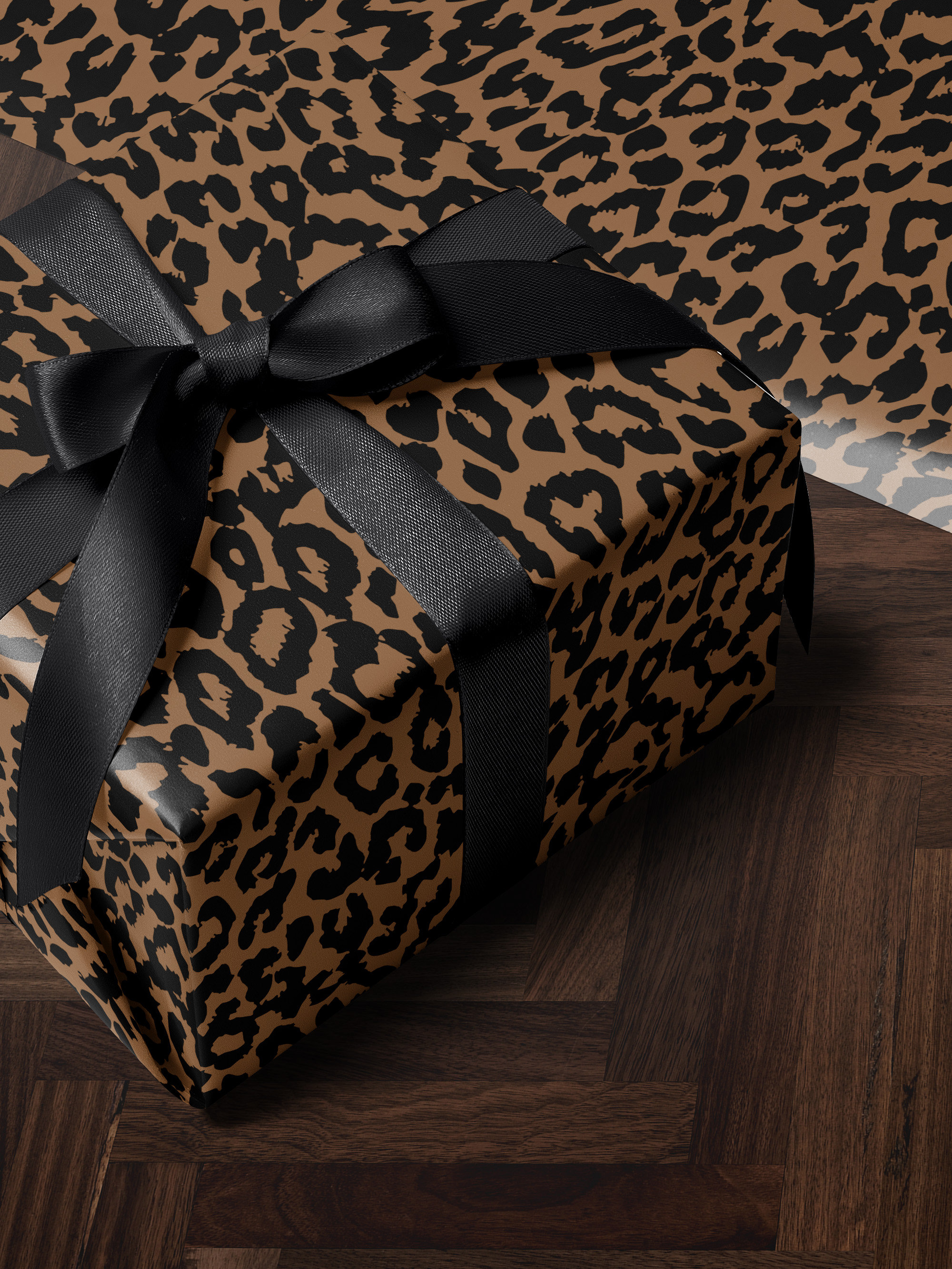 Leopard wrapping paper store