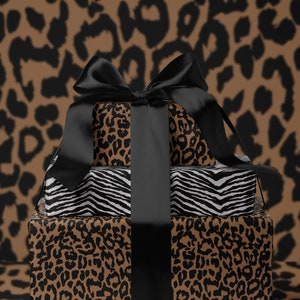 Leopard Print Wrapping Paper Cheetah Gift Wrap Animal Print Wrapping ...