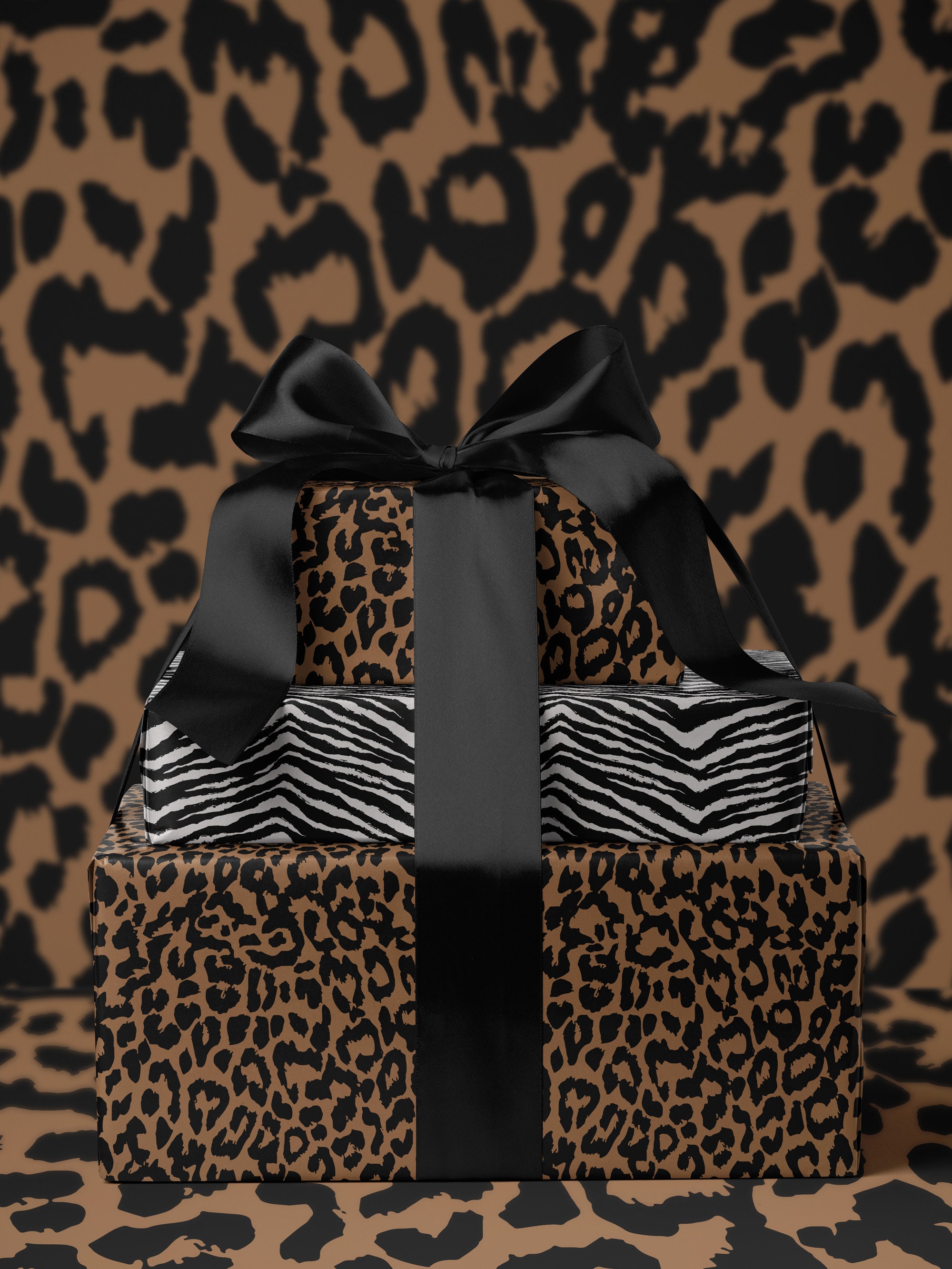 Leopard Print Wrapping Paper Cheetah Gift Wrap Animal Print Wrapping ...
