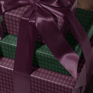 Purple Gift Wrap Paper Christmas Gift Package for Her Baby Shower Gift ...