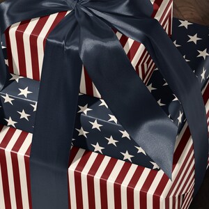 Stripe Wrapping Paper Pattern Red Gift Wrap Paper American Gift Circus ...
