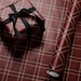 Red Plaid Wrapping Paper Holiday Gift Wrap Tartan Gift Wrap Traditional ...