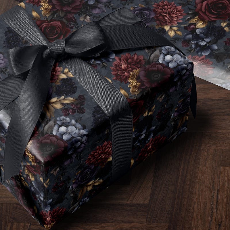 Flower Wrapping Paper - Etsy