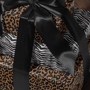 Leopard Print Wrapping Paper Cheetah Gift Wrap Animal Print Wrapping ...