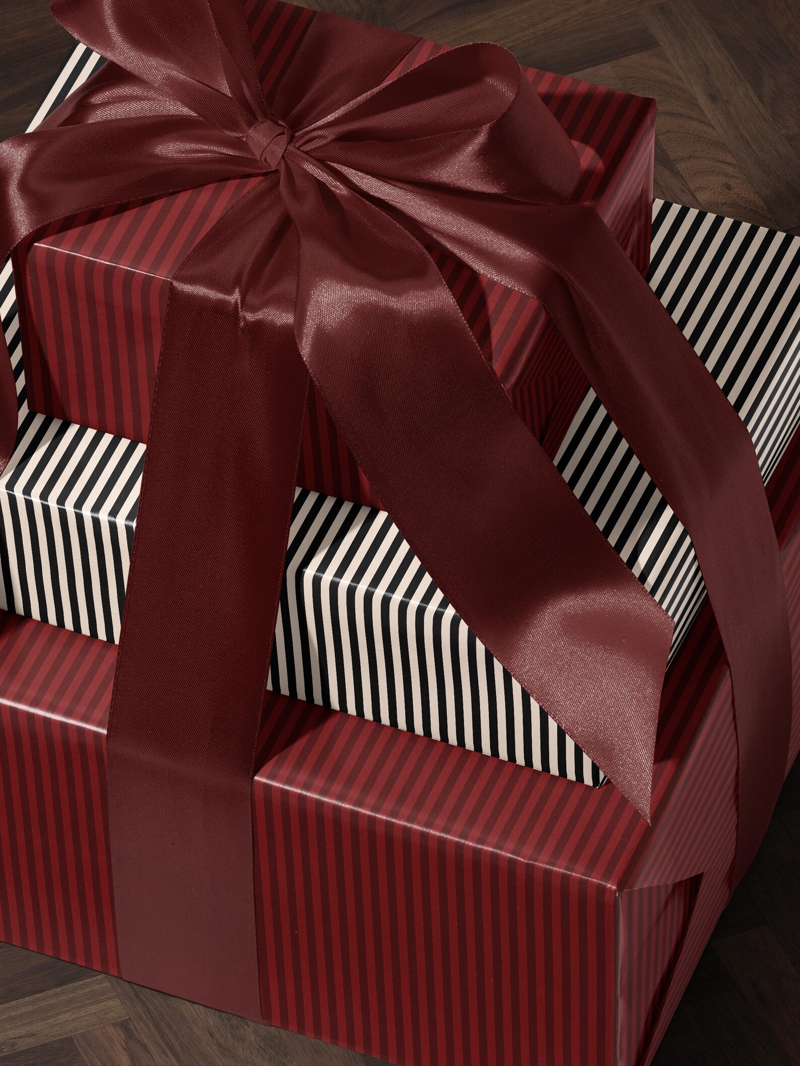 Red Stripe Wrapping Paper Roll Gift Wrap Wedding Wrapping Paper Print ...