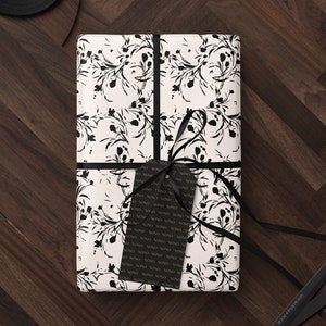 Elegant Wrapping Paper Floral Gift Wrap Love Gift Wrap Flower Gift Wrap ...