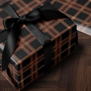 Elegant Plaid Wrapping Paper Holiday Gift Wrap Tartan Gift Wrap Luxury ...