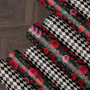 Harlequin Wrapping Paper Wedding Gift Wrap Wedding Wrapping Paper ...