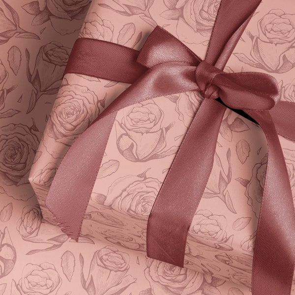 Romantic Wrapping Paper - Etsy