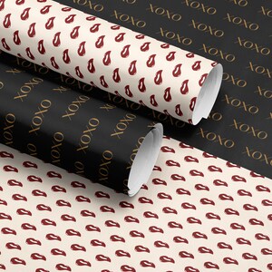 Lips Wrapping Paper Love Gift Wrap for Special Occasion Sexy Wrapping ...