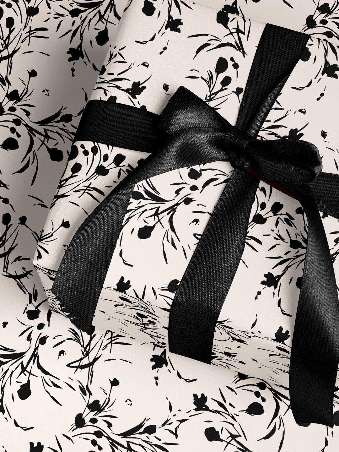 Elegant Wrapping Paper Floral Gift Wrap Love Gift Wrap Flower Gift Wrap ...