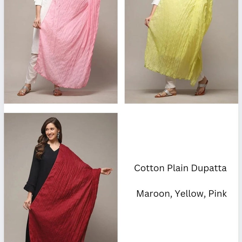 Yellow Dupatta - Etsy