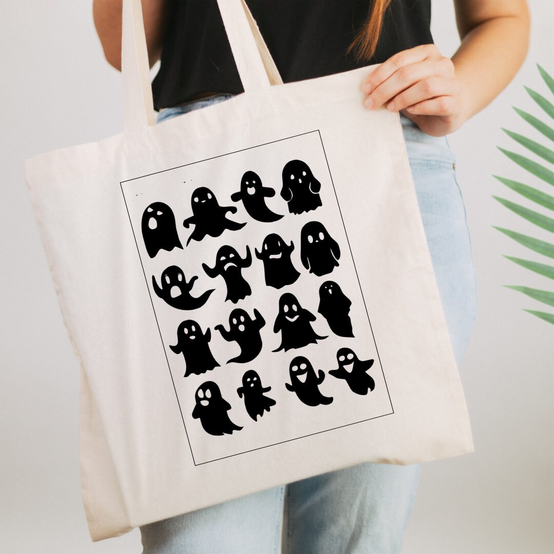 36 Ghosts Bundle | Svg, Png, Eps, Dxf | Spooky Ghosts Clipart | Digital ...