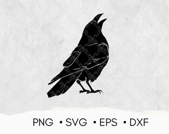 Raven SVG File Zentangle Raven SVG Mandala Raven SVG Bird - Etsy